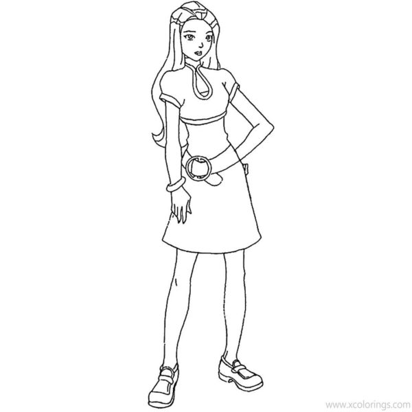 Totally Spies Coloring Pages Samantha and Alexandra - XColorings.com
