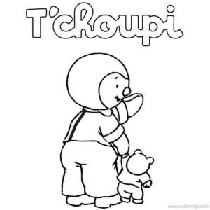 Happy Tchoupi Coloring Pages - XColorings.com