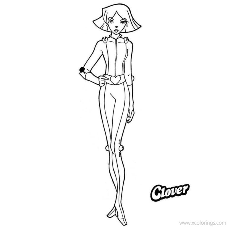 Totally Spies Coloring Pages WOOHP Agent Alexandra - XColorings.com