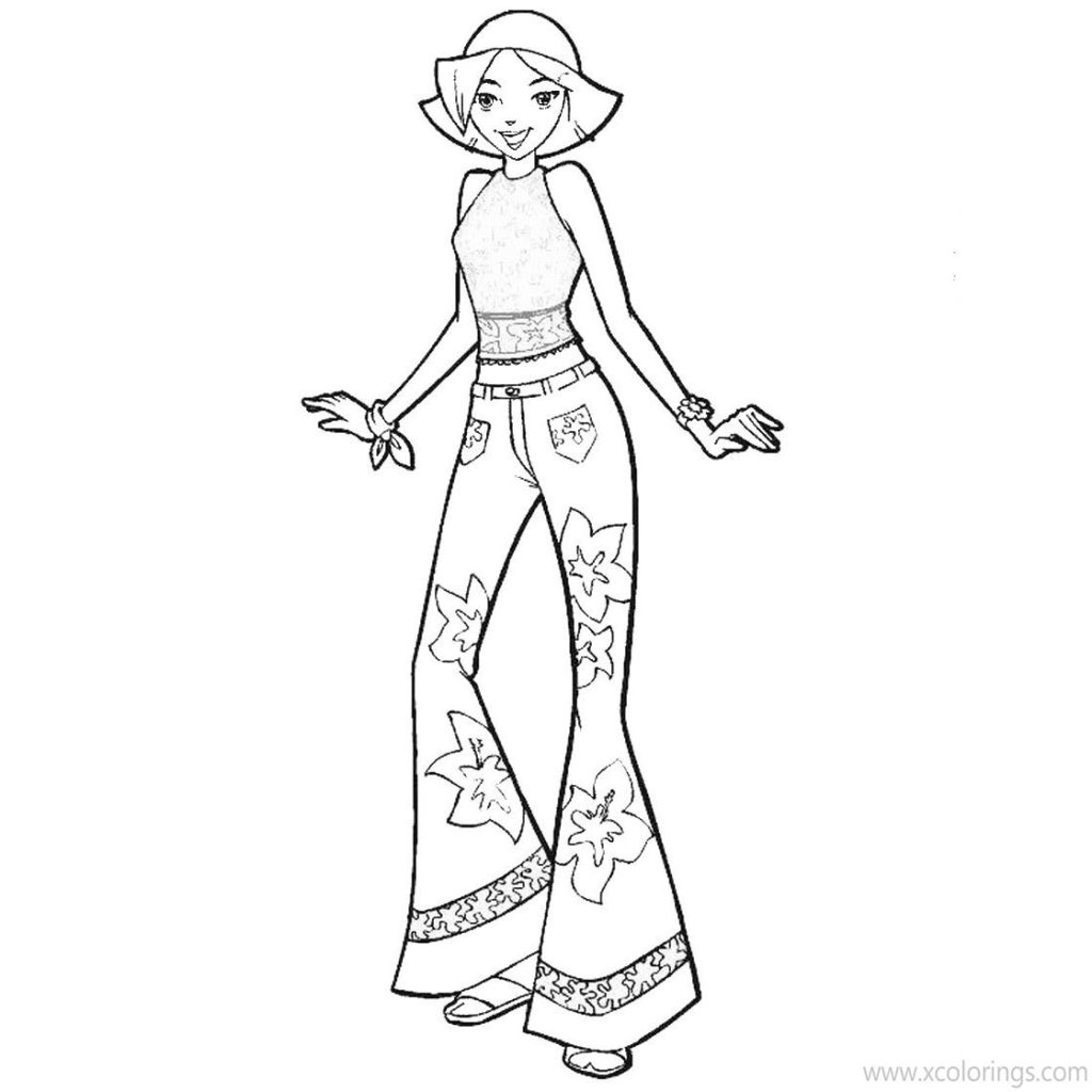 Totally Spies Coloring Pages Jerry - XColorings.com