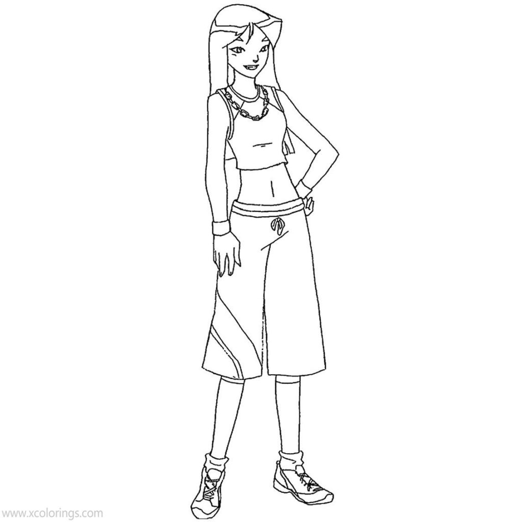 Totally Spies Coloring Pages - XColorings.com