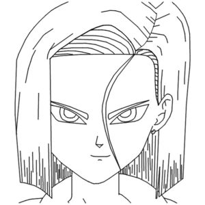 Dbz Android 18 Coloring Pages Coloring Pages