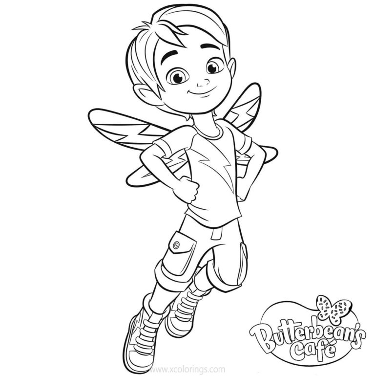 Butterbean's Cafe Fairy Coloring Pages - XColorings.com