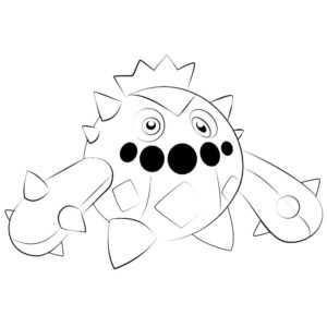 Aggron from Pokemon Coloring Pages - XColorings.com