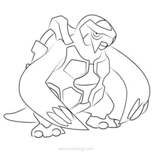 Shieldon Pokemon Coloring Pages - XColorings.com