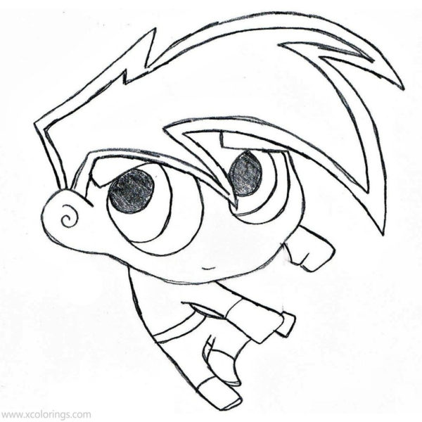 Danny Phantom Coloring Pages Dani - XColorings.com