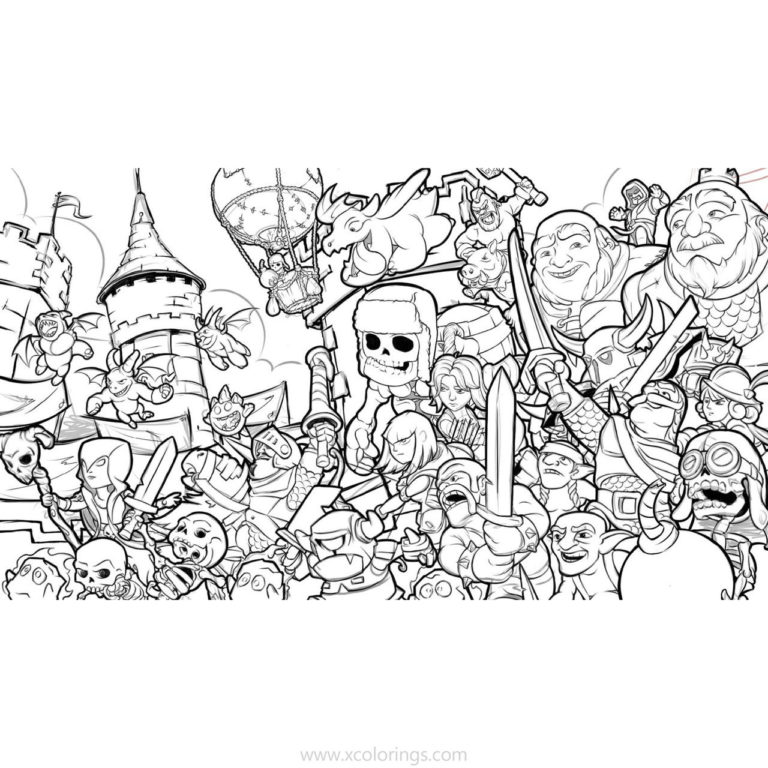 Mini Pekka from Clash Royale Coloring Pages - XColorings.com