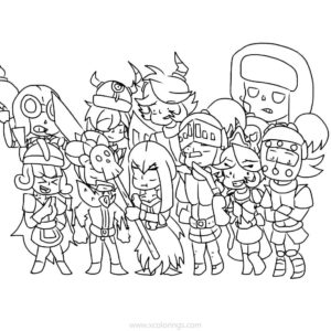Clash Royale Coloring Pages Royal Ghost and Mini Pekka - XColorings.com