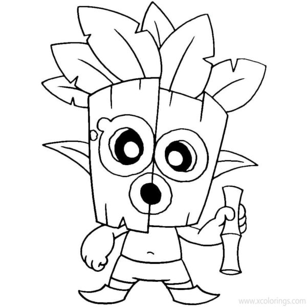 Mega Knight Clash Royale Coloring Pages - XColorings.com