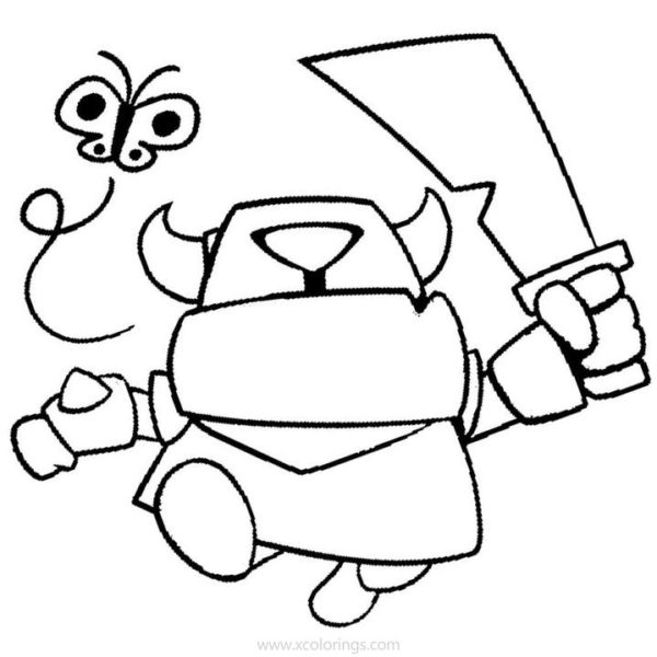 Clash Royale Coloring Pages Inferno Dragon - XColorings.com