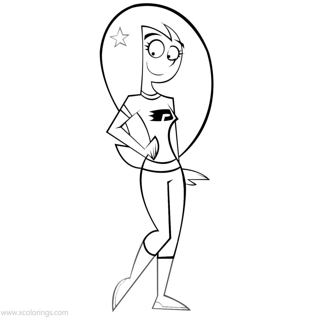 Danny Phantom Coloring Pages Dani - XColorings.com