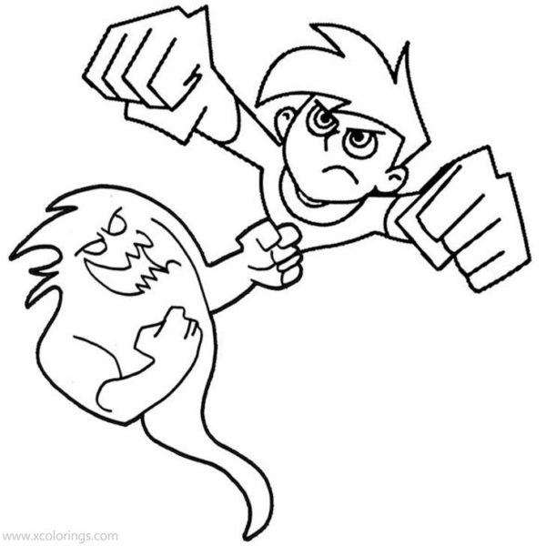 Danny Phantom Coloring Pages Ember McLain - XColorings.com