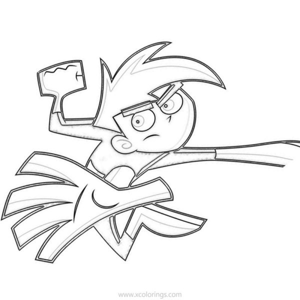 Danny Phantom Coloring Pages Hand Drawing - XColorings.com