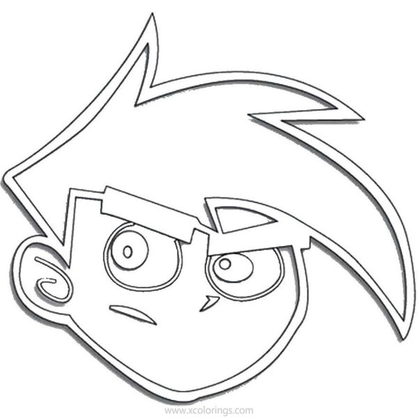 Danny Phantom is Angry Coloring Pages - XColorings.com