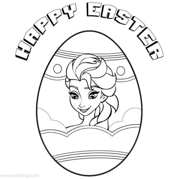 Disney Princess Easter Coloring Pages Aurora - XColorings.com