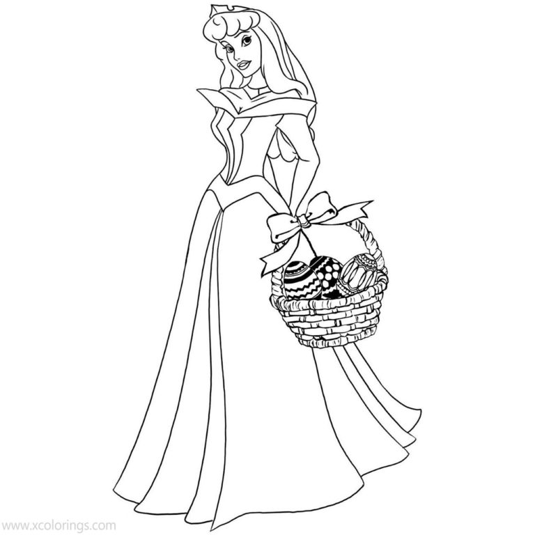 Disney Princess Easter Coloring Pages Ariel with A Bunny - XColorings.com