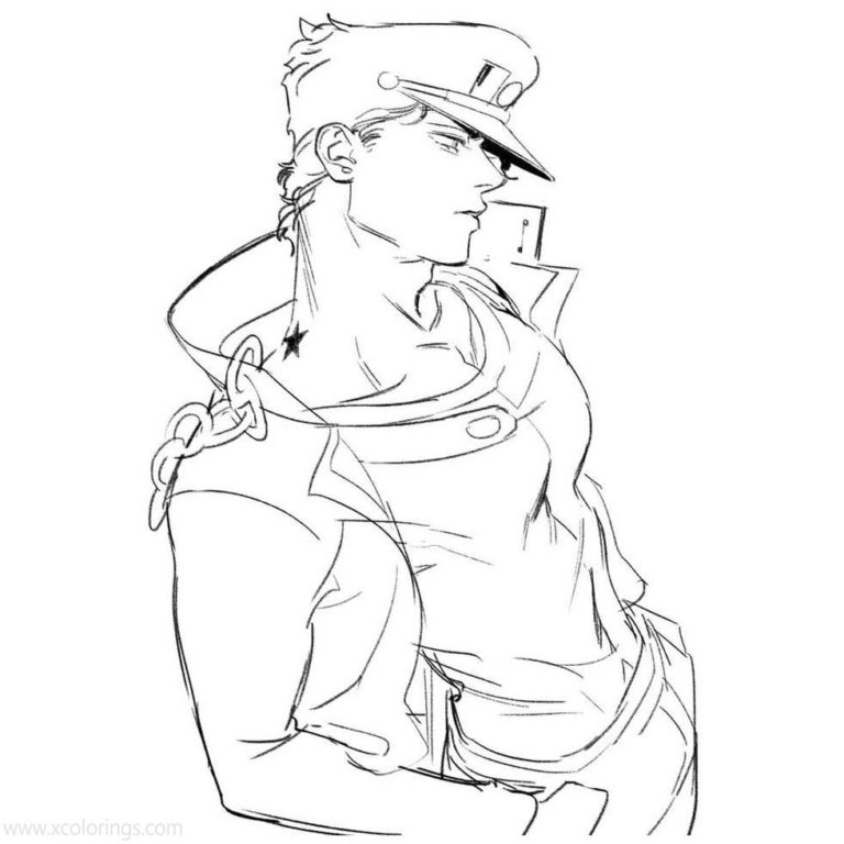JoJo's Bizarre Adventure Coloring Pages D4C - XColorings.com