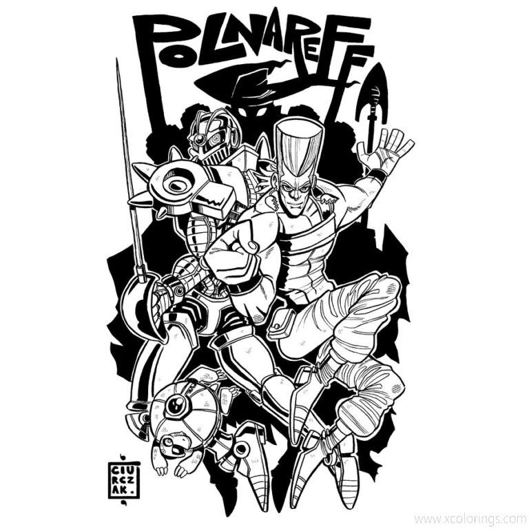 JoJo's Bizarre Adventure Coloring Pages Avdol - XColorings.com