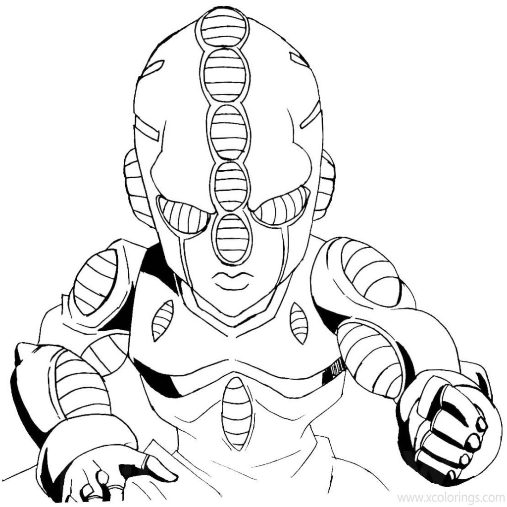 JoJo's Bizarre Adventure Coloring Pages I Want You - XColorings.com