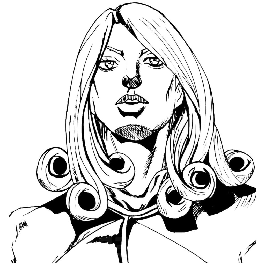 JoJo's Bizarre Adventure Coloring Pages Mir and Dio - XColorings.com