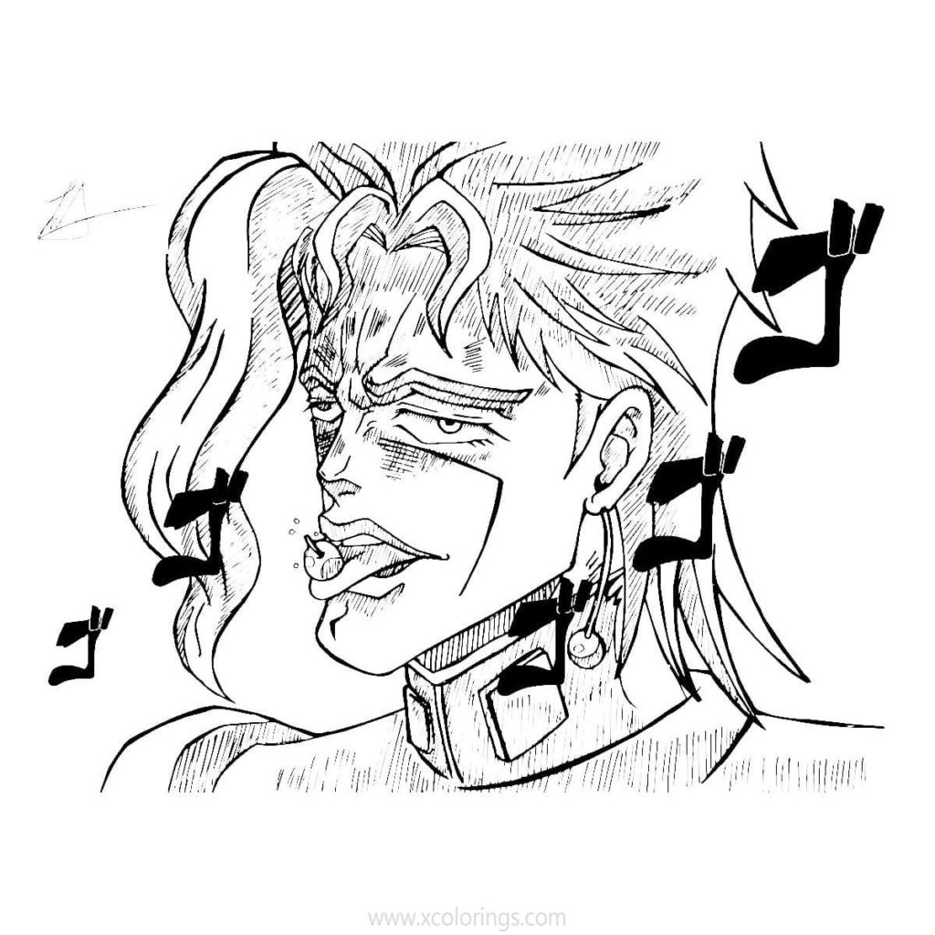 JoJo's Bizarre Adventure Coloring Pages Anime Battle Arena - XColorings.com