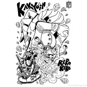 Dio from JoJo's Bizarre Adventure Coloring Pages - XColorings.com