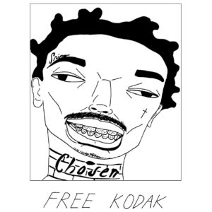 Kodak Black Coloring Pages Line Art - XColorings.com