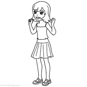 Lila from Polly Pocket Coloring Pages - XColorings.com