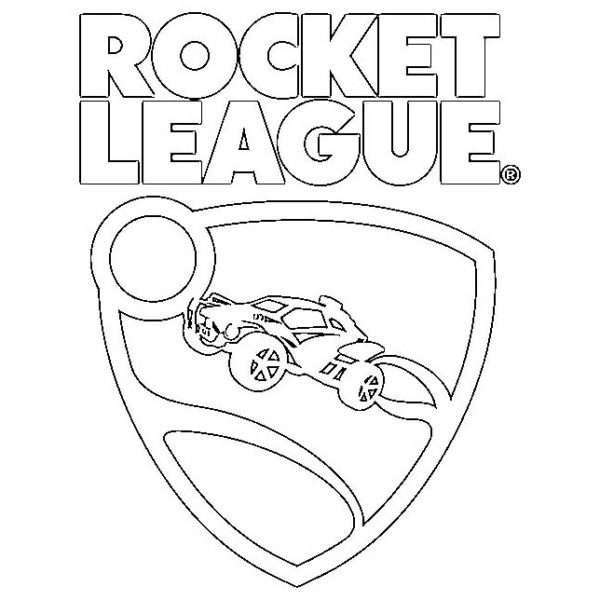 Rocket League Coloring Pages Octane the Racing Car - XColorings.com