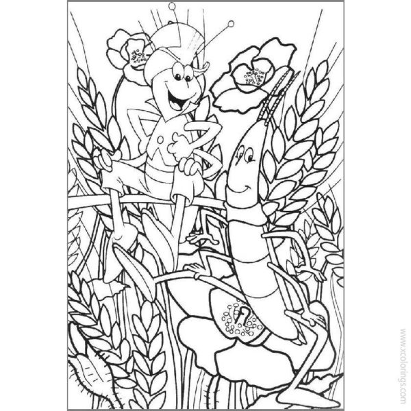 Mulan Coloring Pages Su Ting Ting and Mei - XColorings.com
