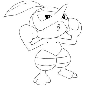 Breloom Pokemon Coloring Pages - XColorings.com