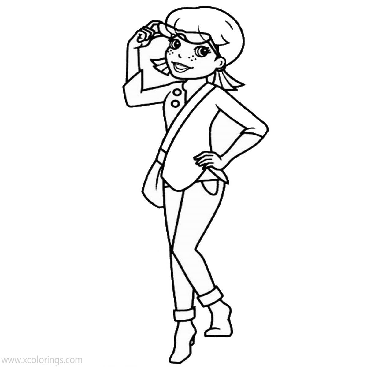 Polly Pocket Character Coloring Pages Lea - XColorings.com