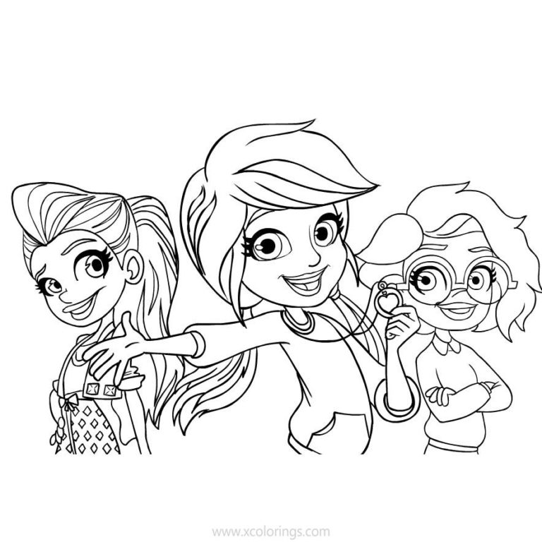 Polly Pocket and Friends Coloring Pages - XColorings.com