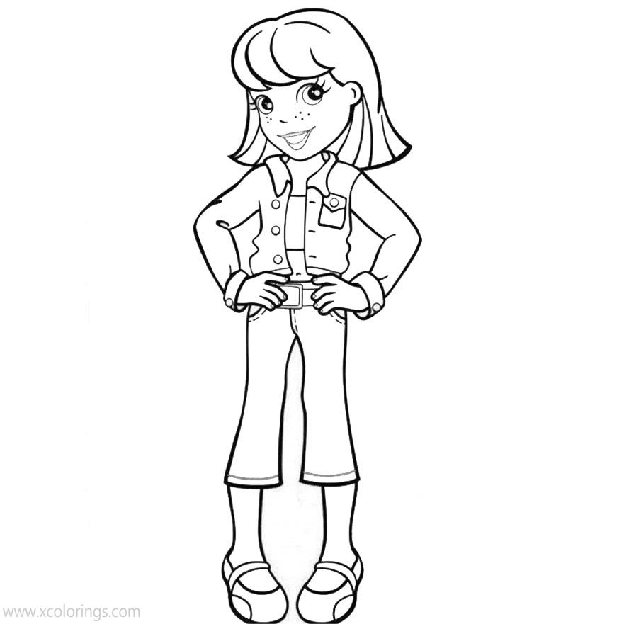 Polly Pocket Coloring Pages Lea - XColorings.com