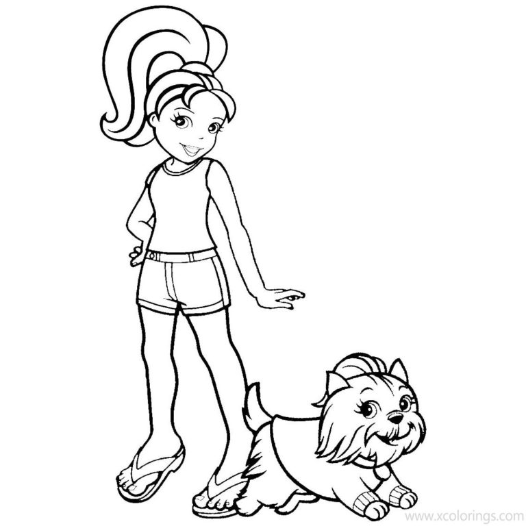 Polly Pocket Coloring Pages Characters - XColorings.com