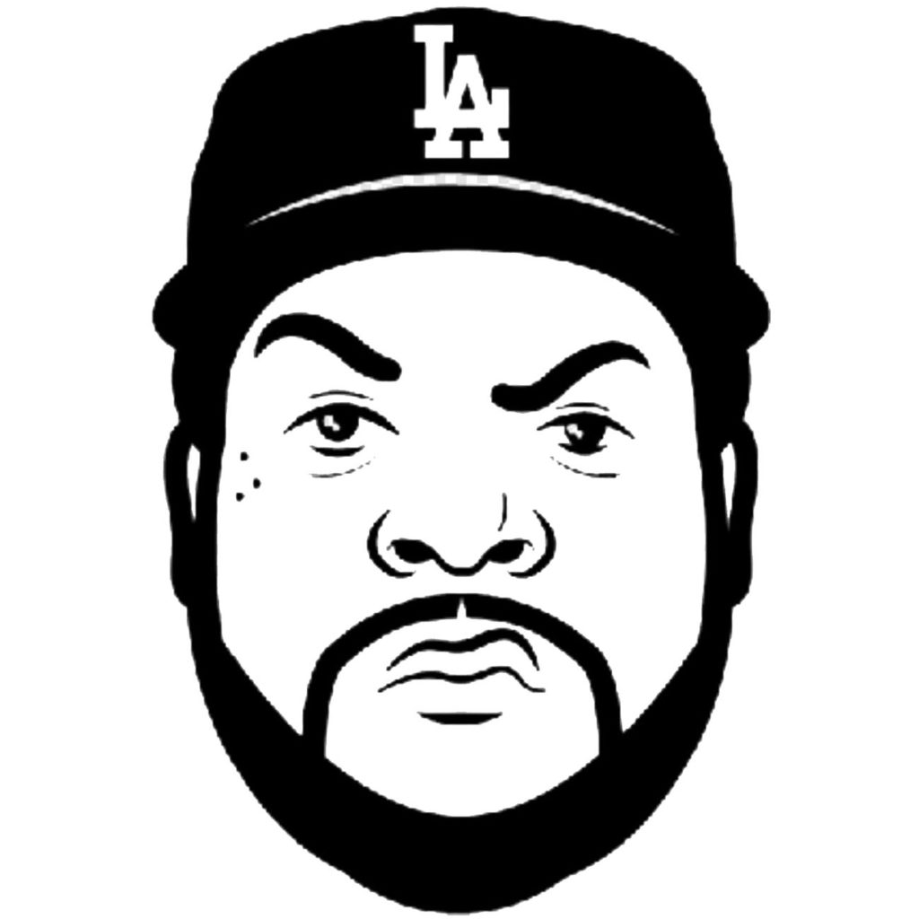 Rapper Ice Cube Coloring Pages Printable - XColorings.com