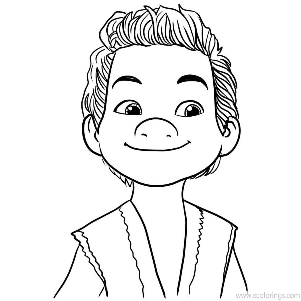 Raya And The Last Dragon Coloring Pages Raya with a Kid - XColorings.com