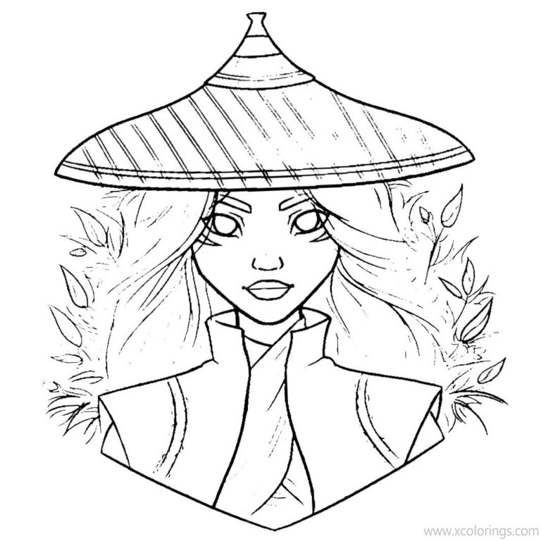 Raya And The Last Dragon Coloring Pages Characters - XColorings.com