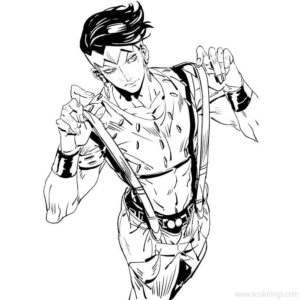 JoJo's Bizarre Adventure Coloring Pages Character - XColorings.com