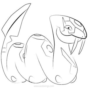 Shieldon Pokemon Coloring Pages - XColorings.com