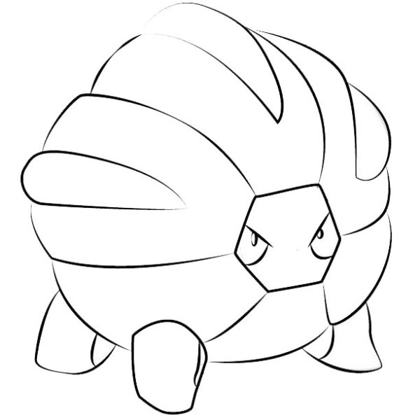 Phanpy Pokemon Coloring Pages - XColorings.com