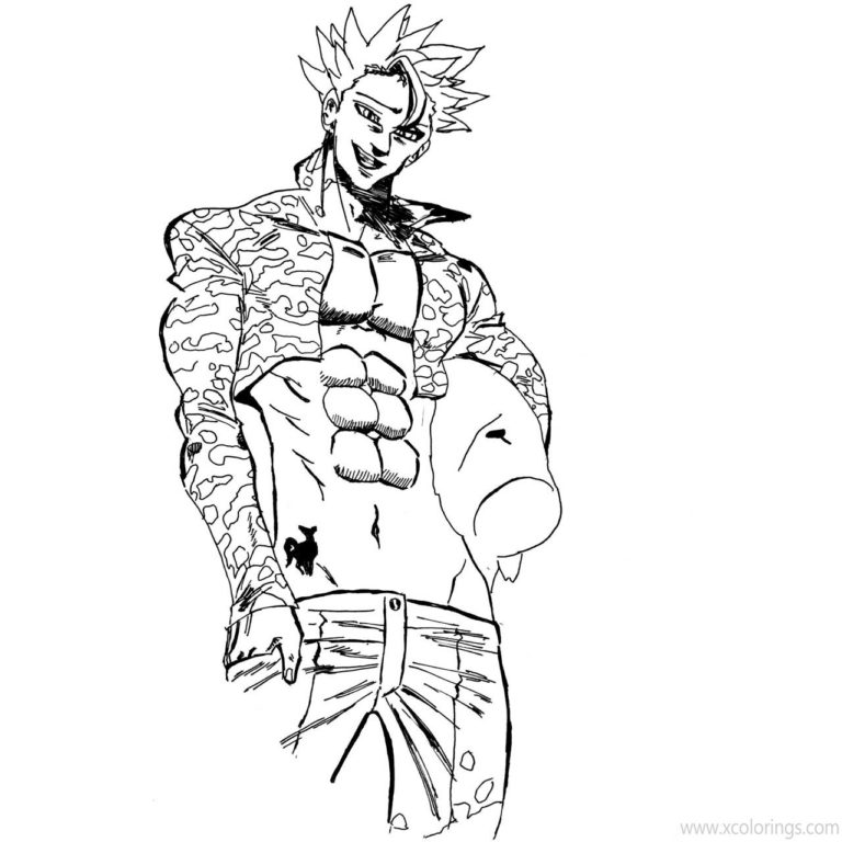 Nanatsu Taizai Mangajam Dessin Ausmalbilder Meliodas Aventura Pecados ...