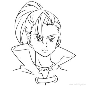 The Seven Deadly Sins Coloring Pages Nanatsu No Taizai Character Ban ...