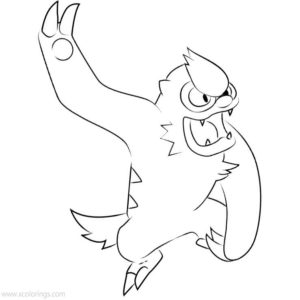 Braviary Pokemon Coloring Pages - XColorings.com