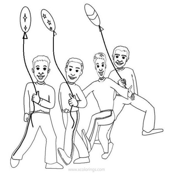 Wiggles Coloring Pages Henry the Octopus and Wags the Dog - XColorings.com