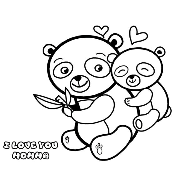 Horses Mother's Day Coloring Pages - XColorings.com