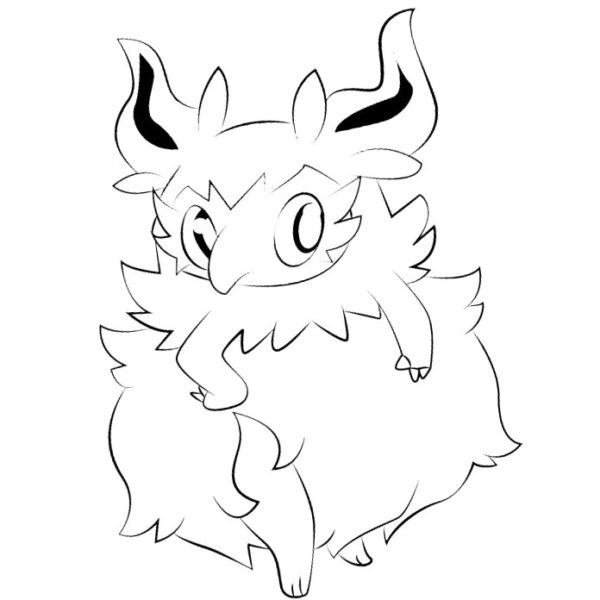 Victini from Pokemon Coloring Pages - XColorings.com