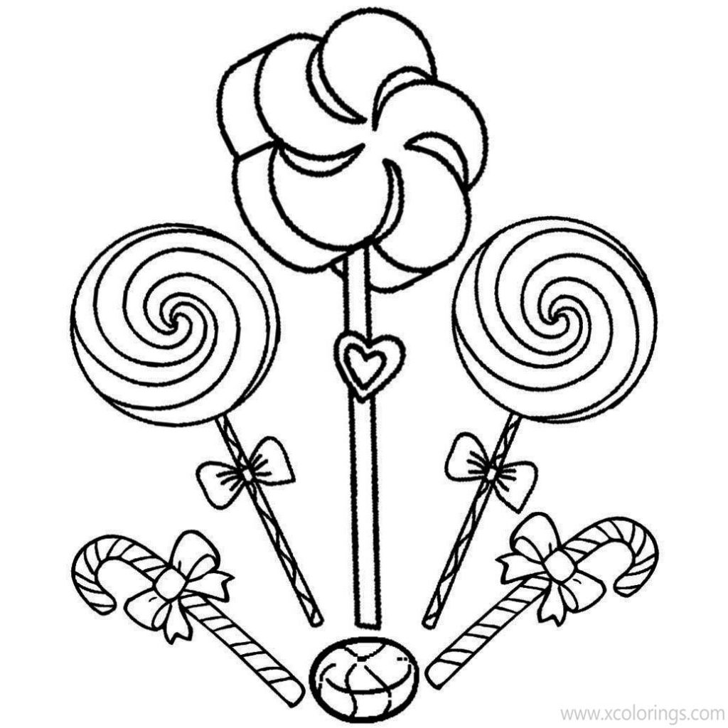 Candyland Coloring Pages Characters - XColorings.com