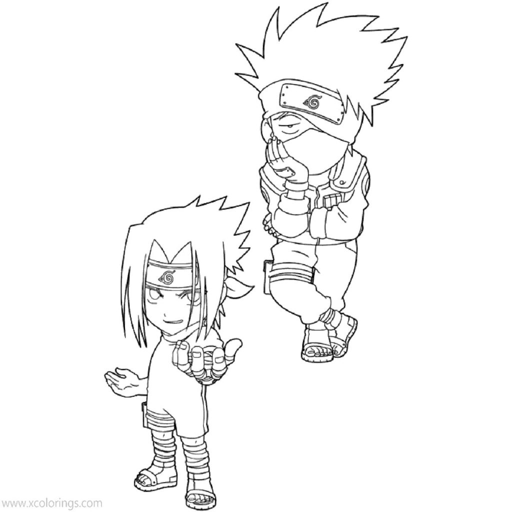 Hatake Kakashi Coloring Pages Printable - XColorings.com