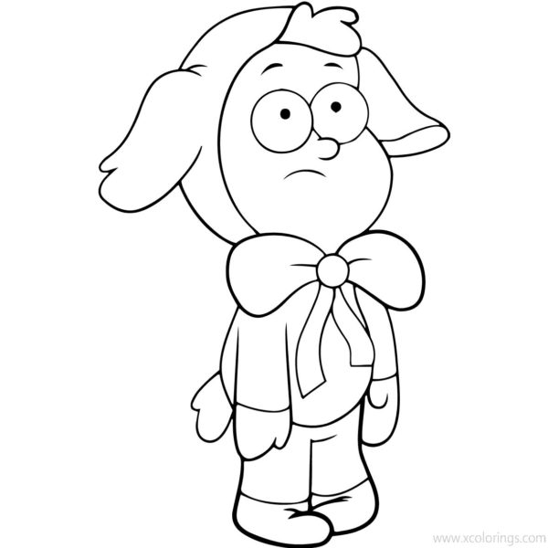 Gravity Falls Coloring Pages Soos - XColorings.com